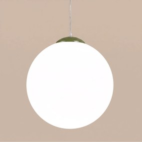 Sollux Lighting Závěsné svítidlo UGO 40 olivově zelené