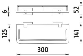 Nimco Police s ohrádkou, 30 cm KE 22091AX-30-26