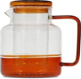 Jantarová skleněná konvice na čaj 950 ml Liv – ONA