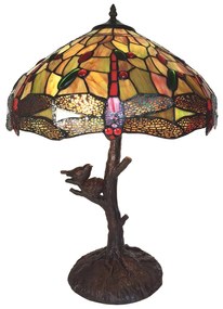 Stolní Tiffany lampa Leonelle  - Ø 41*57 cm