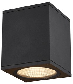 SLV 1003421 Enola Square M, venkovní stropní svítidlo, LED 10W 3000/4000K, antracit, rozměr 10x10cm, IP65