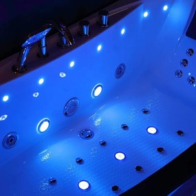Terra Hydromasážní vířivá vana Uran 931 170x76 s ohřevem vody