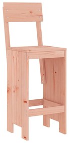 Barové stoličky 2 ks 40x48,5x115,5 cm masivní dřevo douglasky,  825364