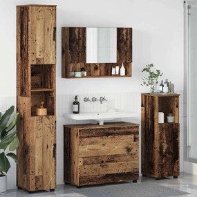 Sada koupelnového nábytku 4 ks Staré dřevo 35 x 30 x 192 cm 3393051