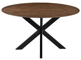 LABEL51 Jídelní stůl OTIS hnědý ⌀140 cm