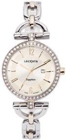 Dámské švýcarské šperkové luxusní hodinky Lacerta LC303 - safírové sklo