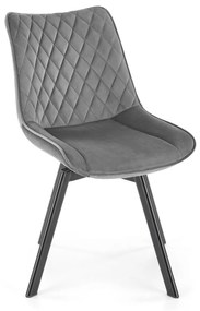 HALMAR K520 židle tmavě šedá