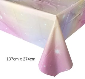 Jednorázový plastový ubrus s motivem 137 x 274 cm Barva: gradient