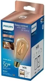 Philips Smart filament ST64 E27 7W / chytrá LED žárovka / 640 lm / 200