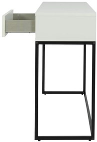 Konzolový stolek pili 118 x 36 cm bílý MUZZA