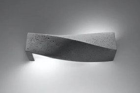 Nástěnné svítidlo SOLLUX Sigma E27 2x60W bez zdroje SL.0644 beton