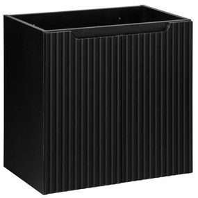 COMAD Závěsná skříňka pod umyvadlo - NOVA 82-60-2D black, šířka 60 cm, matná černá