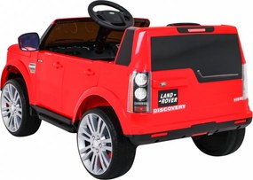 Ramiz Land Rover Discovery elektrické auto pro děti červené SUV + dálkové ovládání