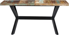 Jídelní stůl 140 x 70 x 75 cm masivní recyklované dřevo 247439