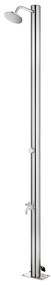 Zahradní sprcha 215 cm nerezová ocel 315940