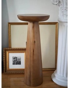 Ořechový odkládací stolek Tucas Home Mushroom - 70 cm