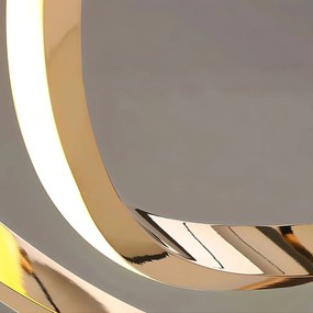 Toolight Závěsné LED osvětlení Modern D22 LHJ018-CP3 zlatá