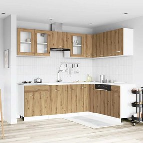 11dílná sada kuchyňských skříněk "Lyon" Artisan Dub, dřevěné podlahy 3328576