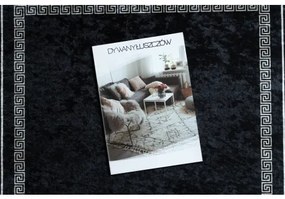 Dywany Luszczow Kusový koberec ANDRE pratelný 2031 vzor rámu medúza řecký protiskluz, černá bílá Rozměr koberce: 160 x 220 cm