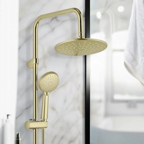 Sprchový set z nerezové oceli v matně zlaté barvě 101 cm Young Line – Wenko