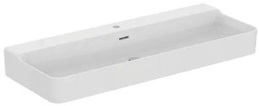 Ideal Standard Conca Ceram - Umyvadlo 1200x450 mm, s přepadem, otvor pro baterii, bílá T369401