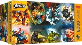 TREFL Puzzle Premium Plus Avengers: Legendy v akci / 8000 dílků / 180,