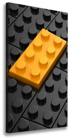 Wallmuralia Vertikální Vertikální Foto obraz na plátně do obýváku Lego 50x100
