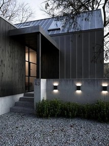 NOR 2019051003 Venkovní nástěnné svítidlo Fold 15 2x3,5W LED černá čirá - NORDLUX