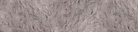 DIMEX | Fototapeta do kuchyně Rustikální tmavý štuk KI-260-267 | 260 x 60 cm | šedá, hnědá