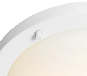 Moderní stropní svítidlo bílé 31 cm IP44 - Yuma