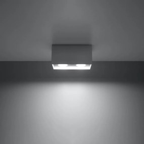 Sollux Lighting Stropní svítidlo QUAD šedé