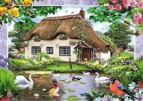SCHMIDT Puzzle Romantická chalupa / 500 dílků / 48,1 x 34,1 cm