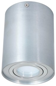 Podhledové bodové svítidlo OS100-SS výklopné - kruhové - stříbrná + patice GU10