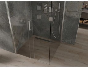 Mexen Omega sprchový kout 100x100cm, 8mm sklo, chromový profil-čiré sklo, 825-100-100-01-00