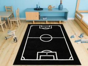 Koberec Lima 6333B černý / bílý