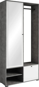 XXXLutz ŠATNA, 90/190/33 cm P & B - Online Only šatny & botníky - 002778003208