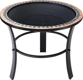 Zahradní ohniště Porter 76 cm černé