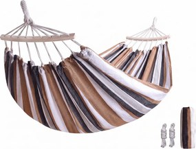 Houpací síť ZENVIO COMFORT 200x80 cm, hnědá + taška zdarma