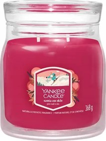 Yankee Candle Velká vonná svíčka Santa On Skies Vánoční 567 g