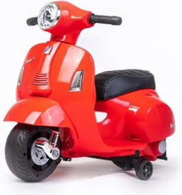 Dětská elektrická motorka Baby Mix Vespa červená