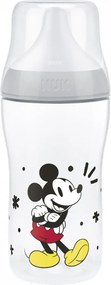 Kojenecká láhev NUK Perfect Match s kontrolou teploty Disney Mickey 260 ml grey