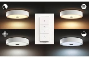Bluetooth LED stropní svítidlo Philips Hue Fair BT 40340/31/P6 bílé 2200-6500K s dálkovým ovladačem