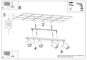 Zelené bodové svítidlo 6x81 cm Etna – Sollux