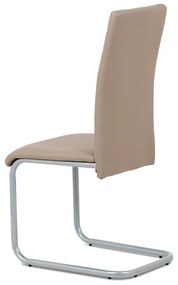Jídelní židle BREMA — kov, ekokůže, šedá / více barev Šedá