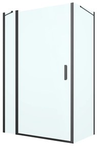 Set sprchové dveře Oltens Verdal 21206300, sprchová zástěna Oltens Hallan 22100300