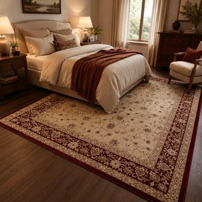 Angel Carpet, Kusový koberec Sultan 21 Red, 80x150, červená, kancelář