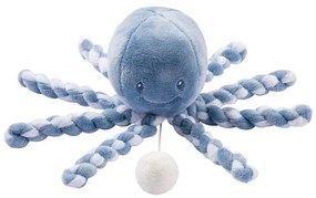 Nattou První hrající hračka pro miminka chobotnička PIU PIU Lapidou Blue infinity/light