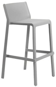 Nardi Šedá plastová barová židle Trill 76 cm