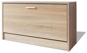 Psací stůl se zásuvkou a skříňkou dub 100 x 40 x 73 cm 243057
