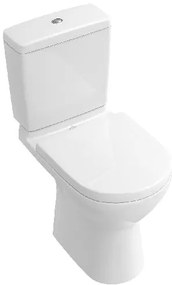 Villeroy & Boch O.novo - WC kombi mísa, zadní odpad, DirectFlush, AntiBac, CeramicPlus, alpská bílá 5661R0T2